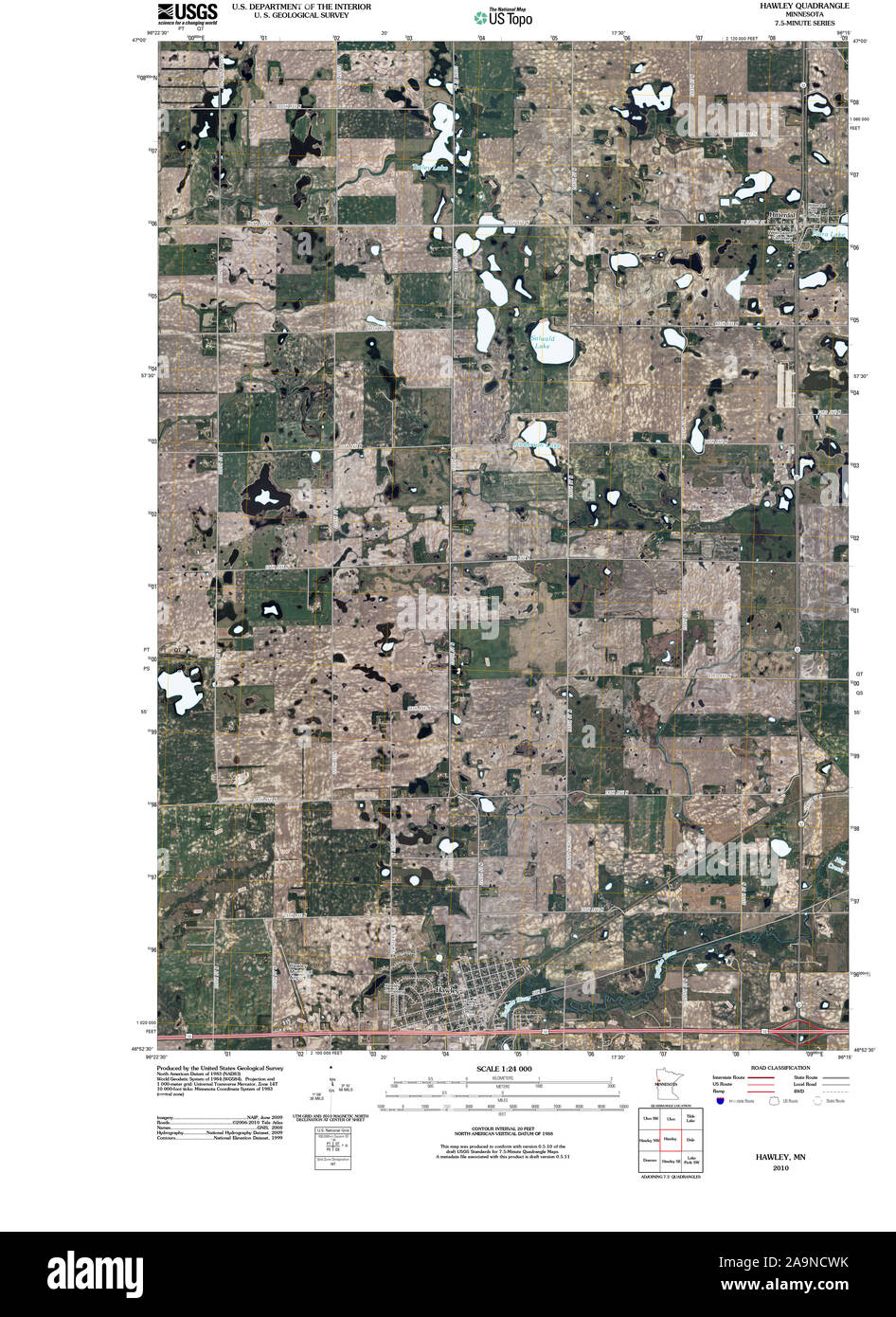 Hawley map hi-res stock photography and images - Alamy