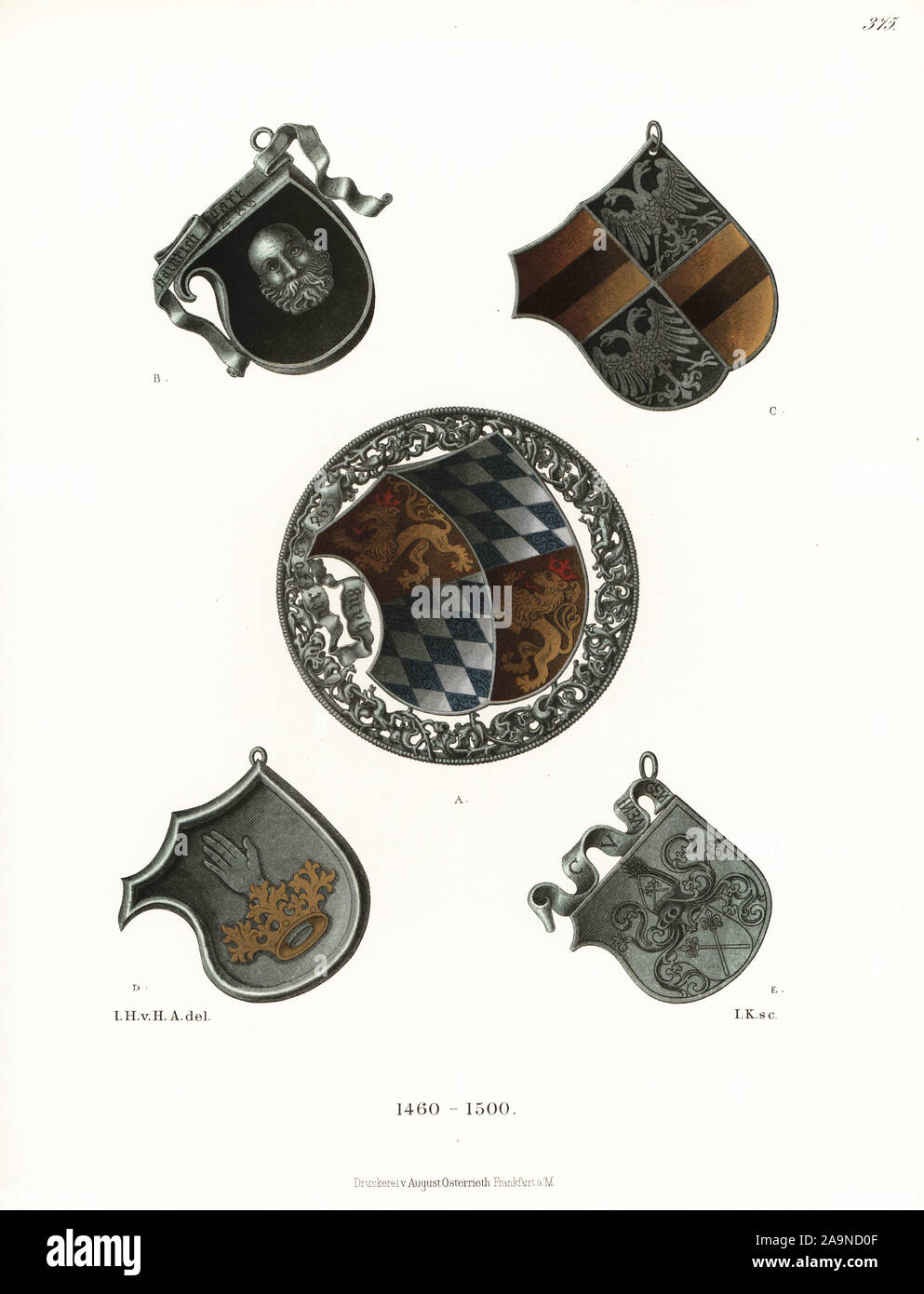 Medieval Guild Shields