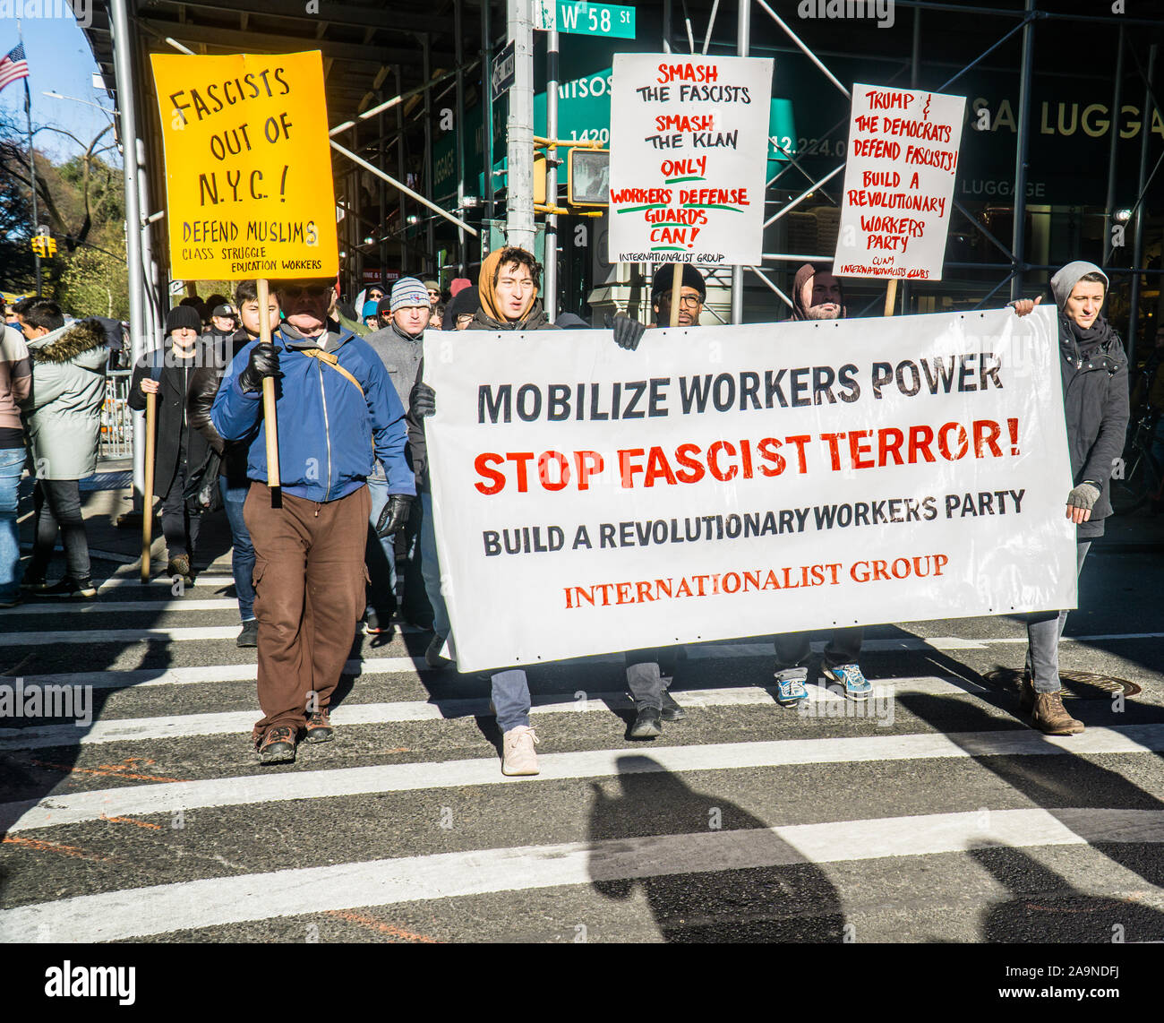 Anti Trump activists protest the Proud Boys who brutally assaulted ...