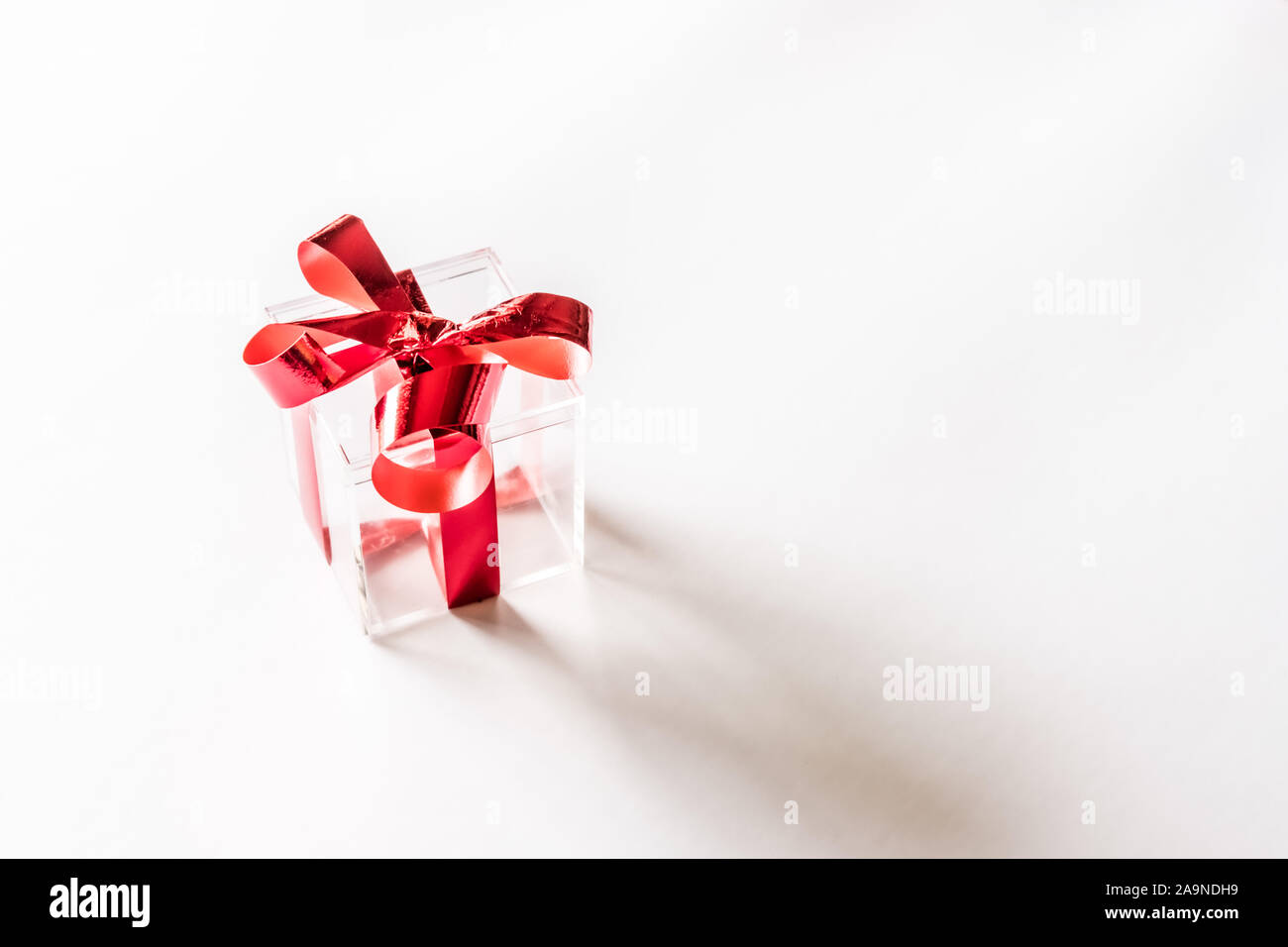 Plastic gift box Stock Photo - Alamy