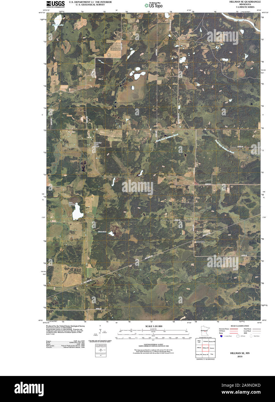 Map of hillman hi-res stock photography and images - Alamy