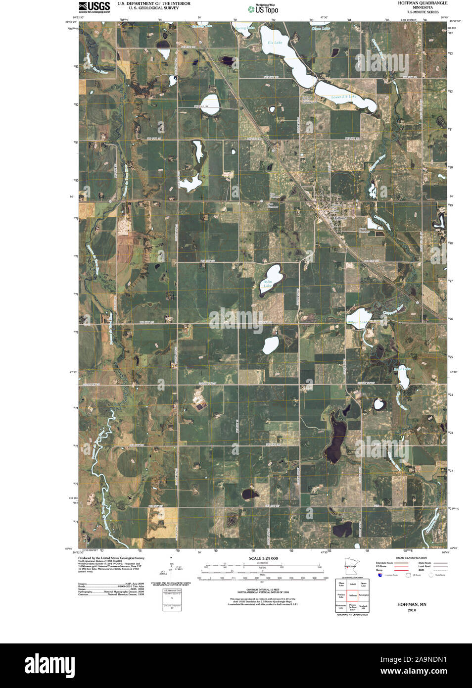 Map of hoffman hi-res stock photography and images - Alamy