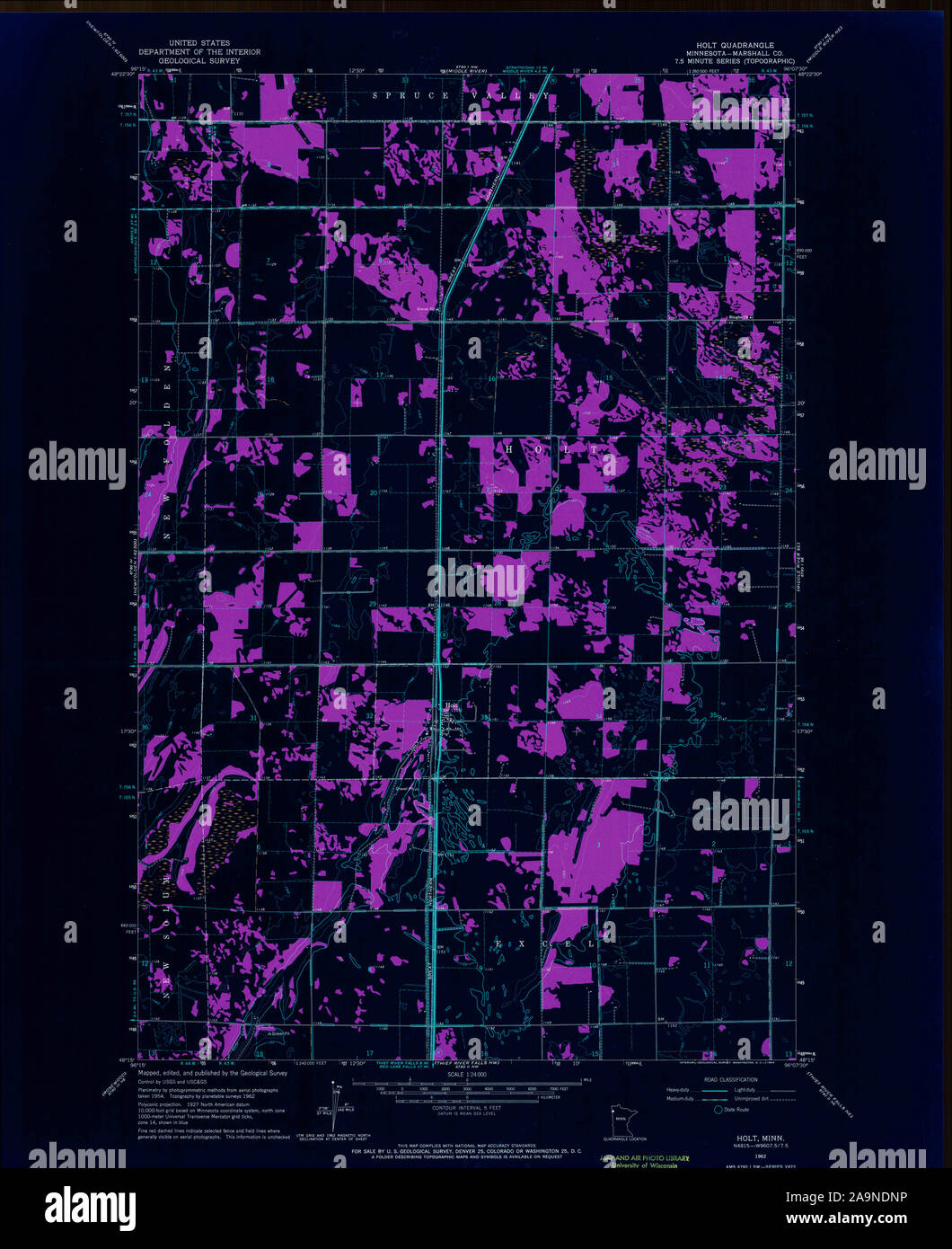 Holt minnesota map hi-res stock photography and images - Alamy