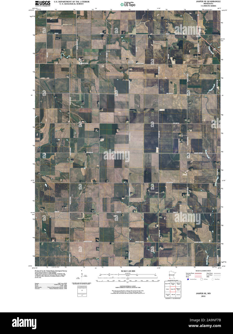 Map of jasper minnesota hi-res stock photography and images - Alamy