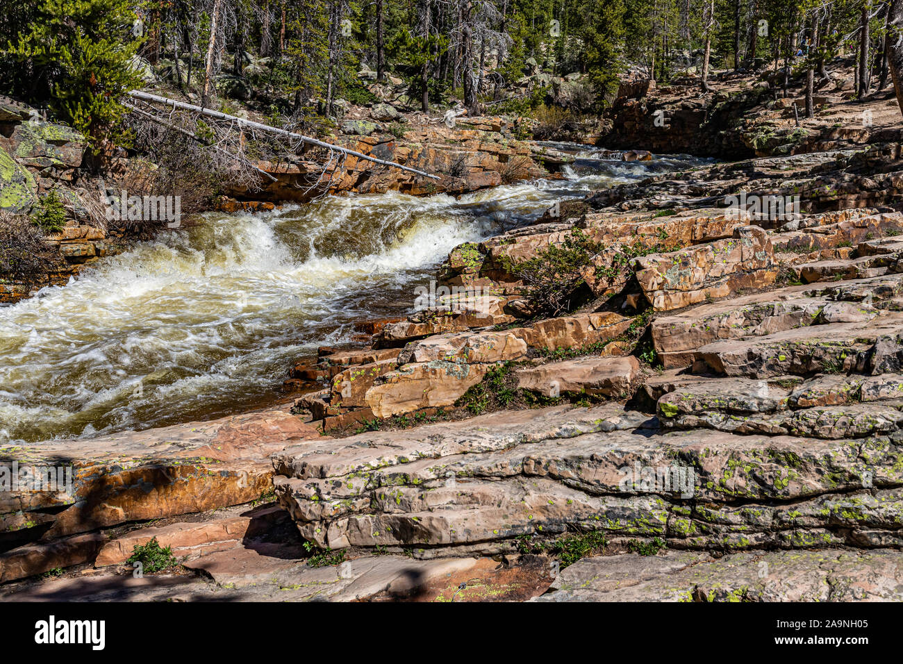 Provo River Falls is a series of waterfalls in Utah's Wasatch National ...