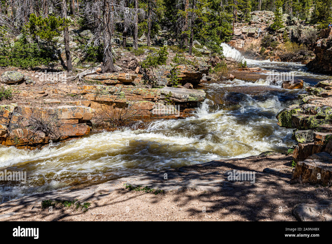 Provo River Falls is a series of waterfalls in Utah's Wasatch National ...