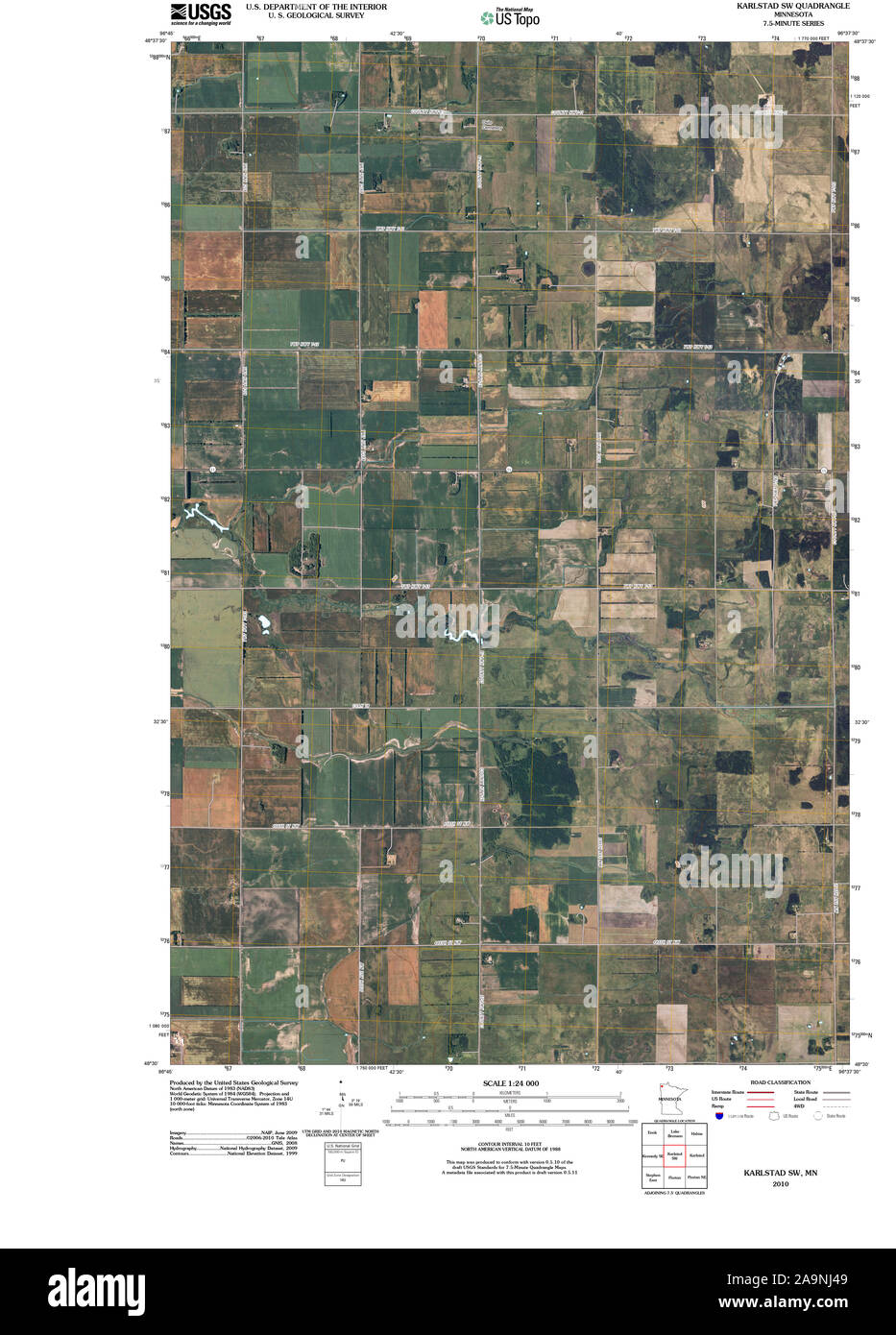 Karlstad minnesota map hi-res stock photography and images - Alamy