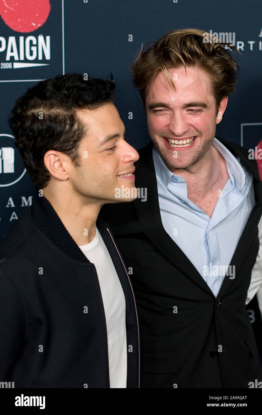 Los Angeles, Ca. 16th Nov, 2019. Rami Malek and Robert Pattinson at the ...