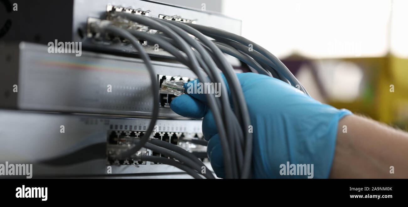 Communication connection master Stock Photo - Alamy