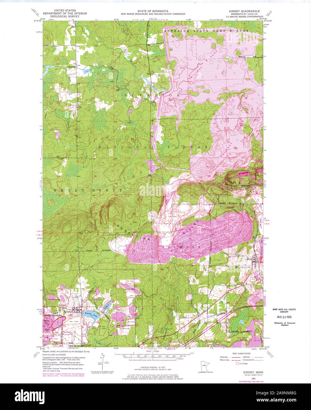 Map of kinney hi-res stock photography and images - Alamy
