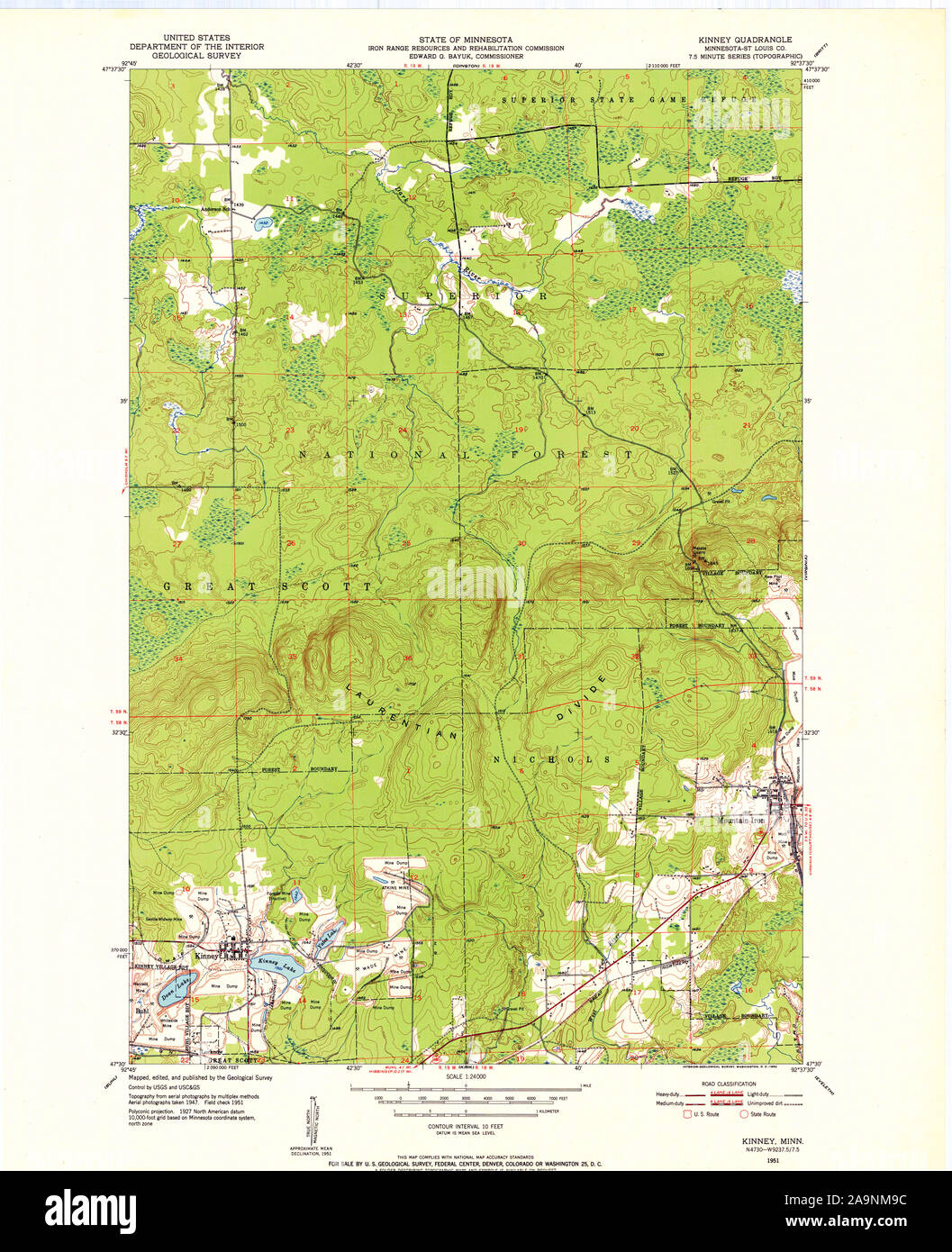Map of kinney hi-res stock photography and images - Alamy