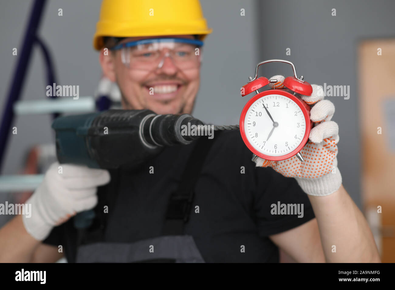 Clock repair man hi-res stock photography and images - Alamy
