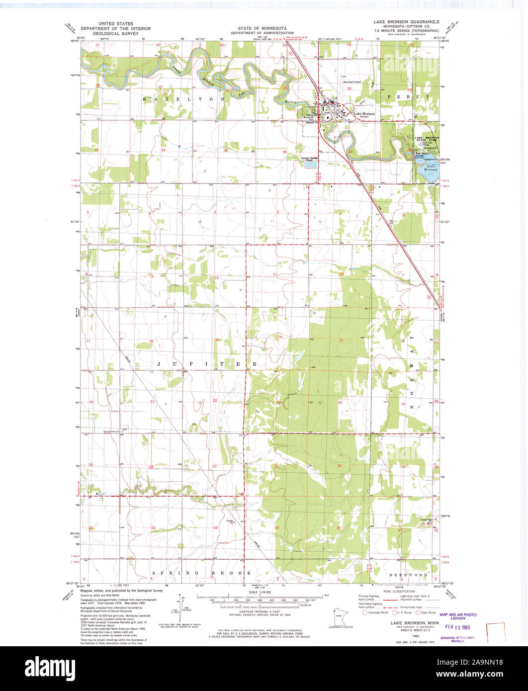 Bronson map Cut Out Stock Images & Pictures - Alamy