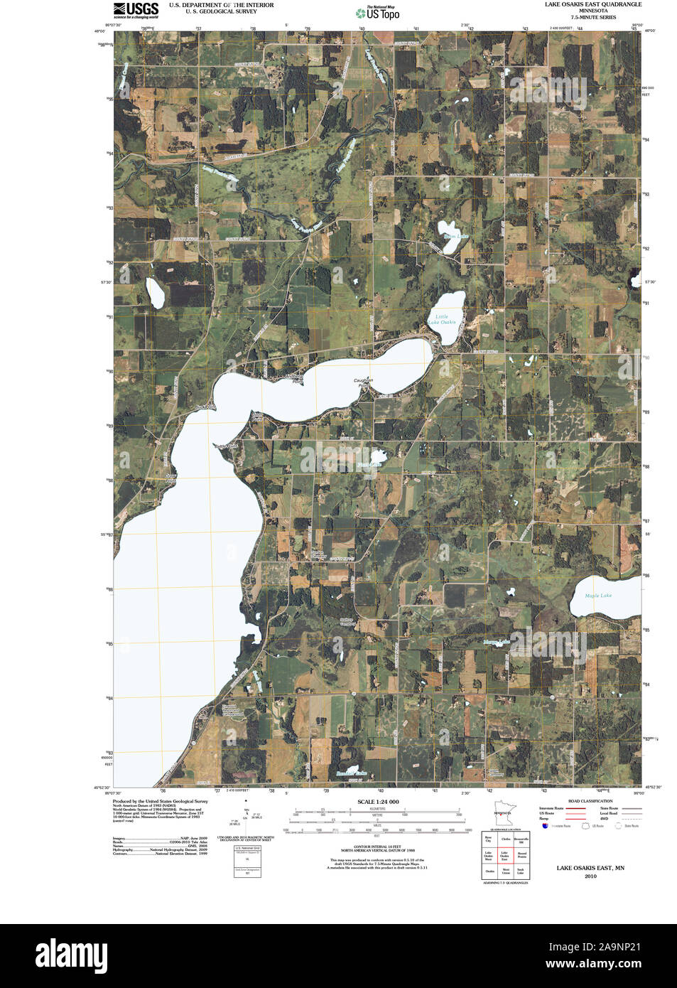 Osakis map hi-res stock photography and images - Alamy