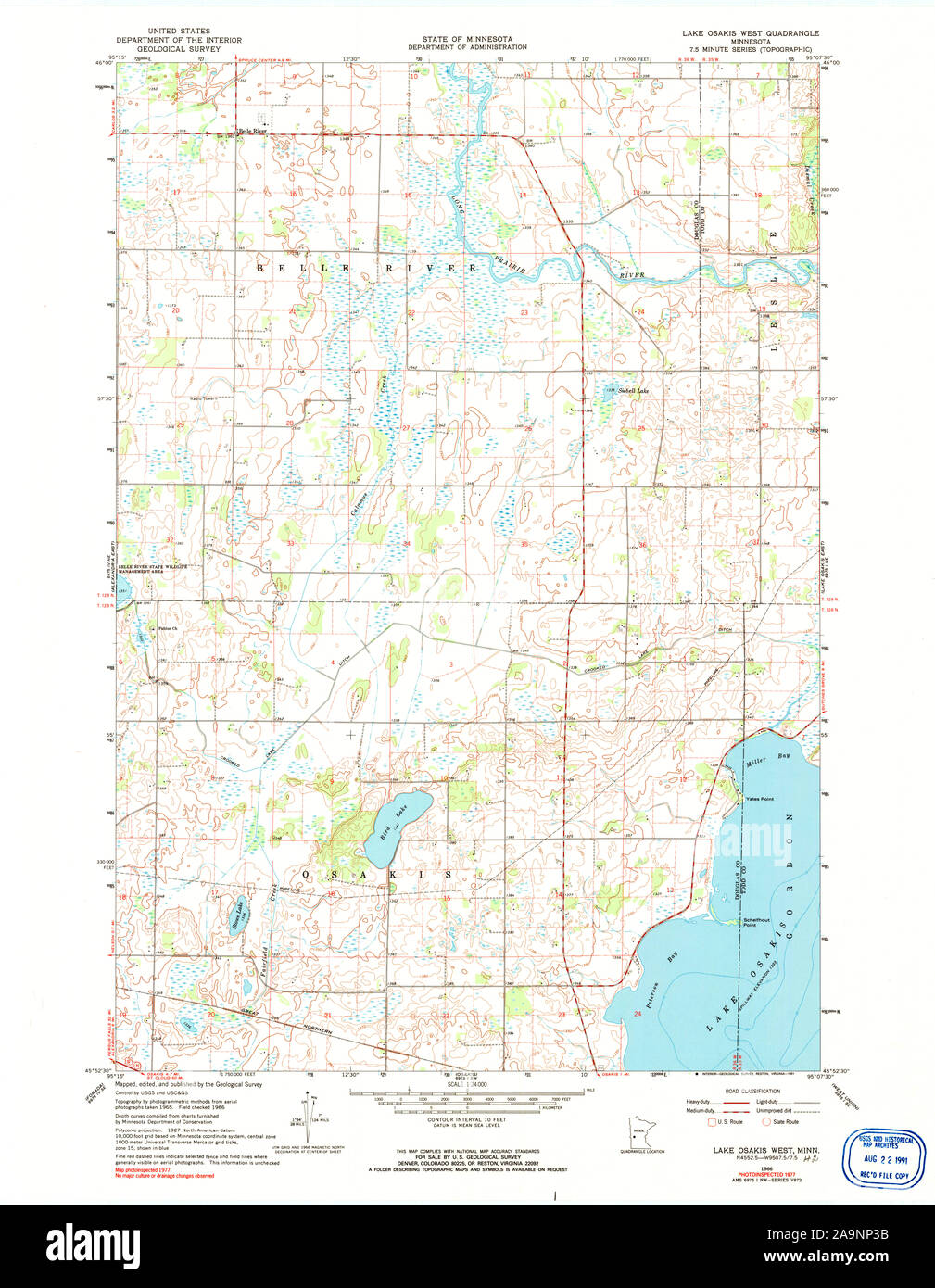 Map of osakis hi-res stock photography and images - Alamy