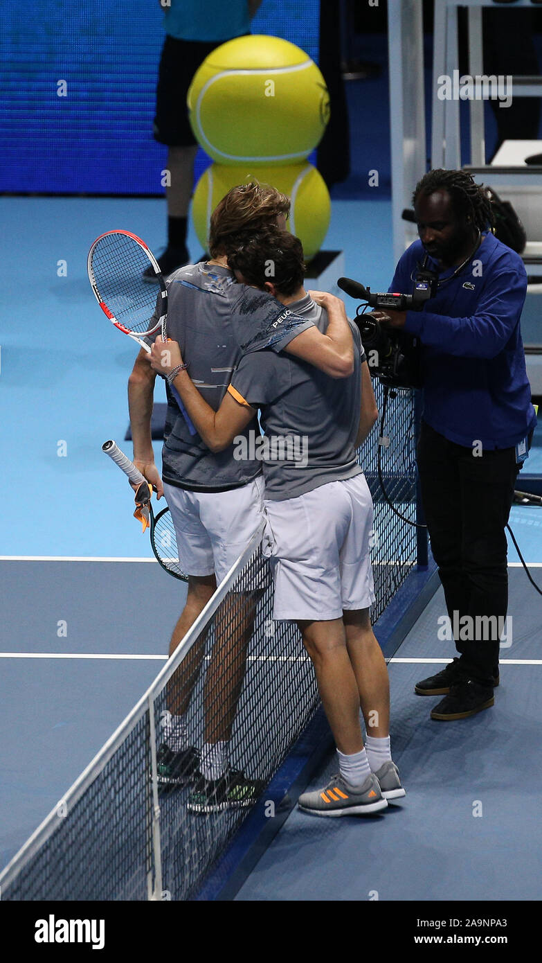 16th November 2019; O2 Arena, London, England; Nitto ATP Tennis Finals ...