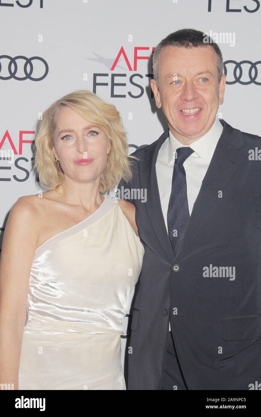 Gillian Anderson, Peter Morgan 11/16/2019 AFI Fest 2019 Gala Screening ...