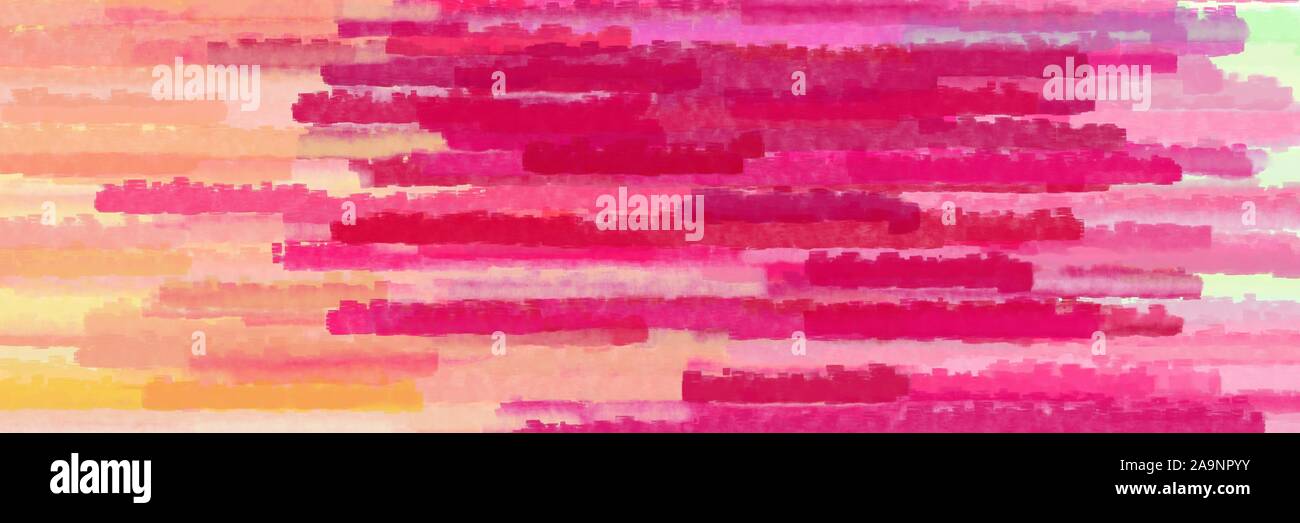 horizontal stripes banner with moderate pink, skin and light salmon ...
