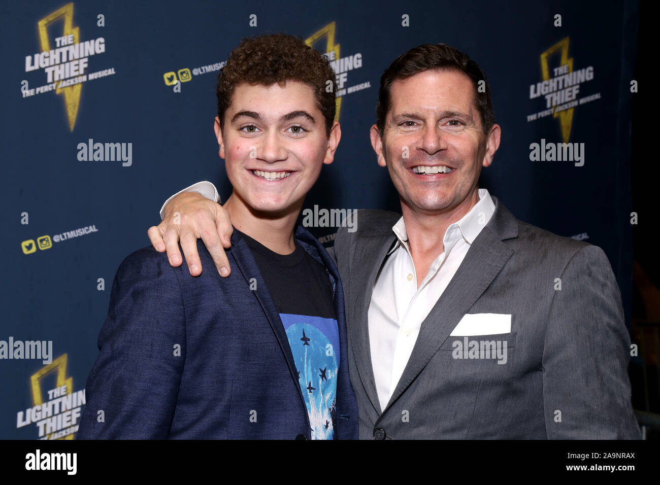 Opening night for The Lightning Thief: The Percy Jackson Musical at the ...