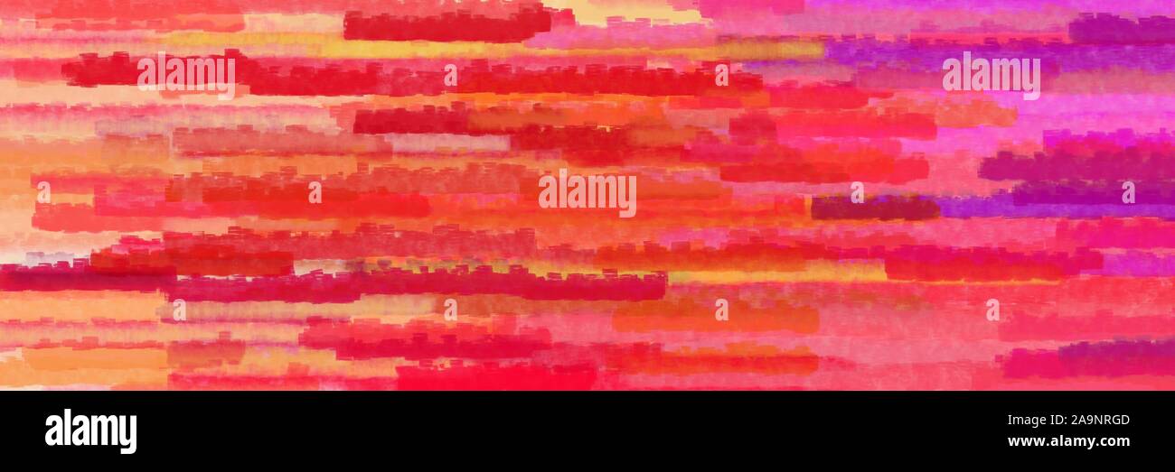 horizontal mosaic lines banner with moderate red, light salmon and pale ...