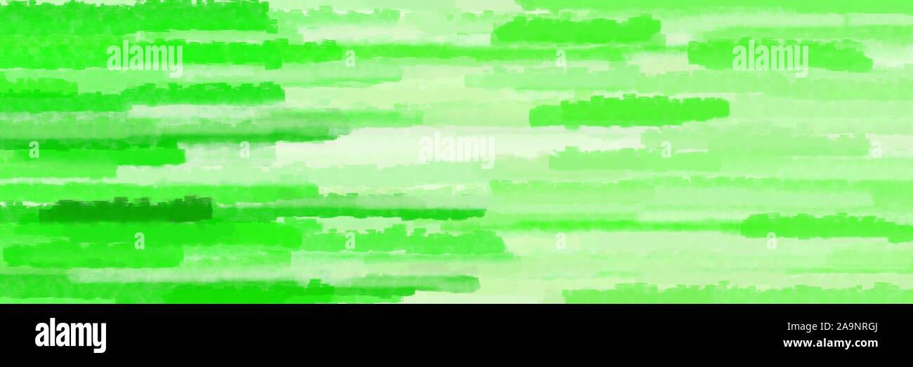 horizontal mosaic lines banner with pale green, lime green and neon ...