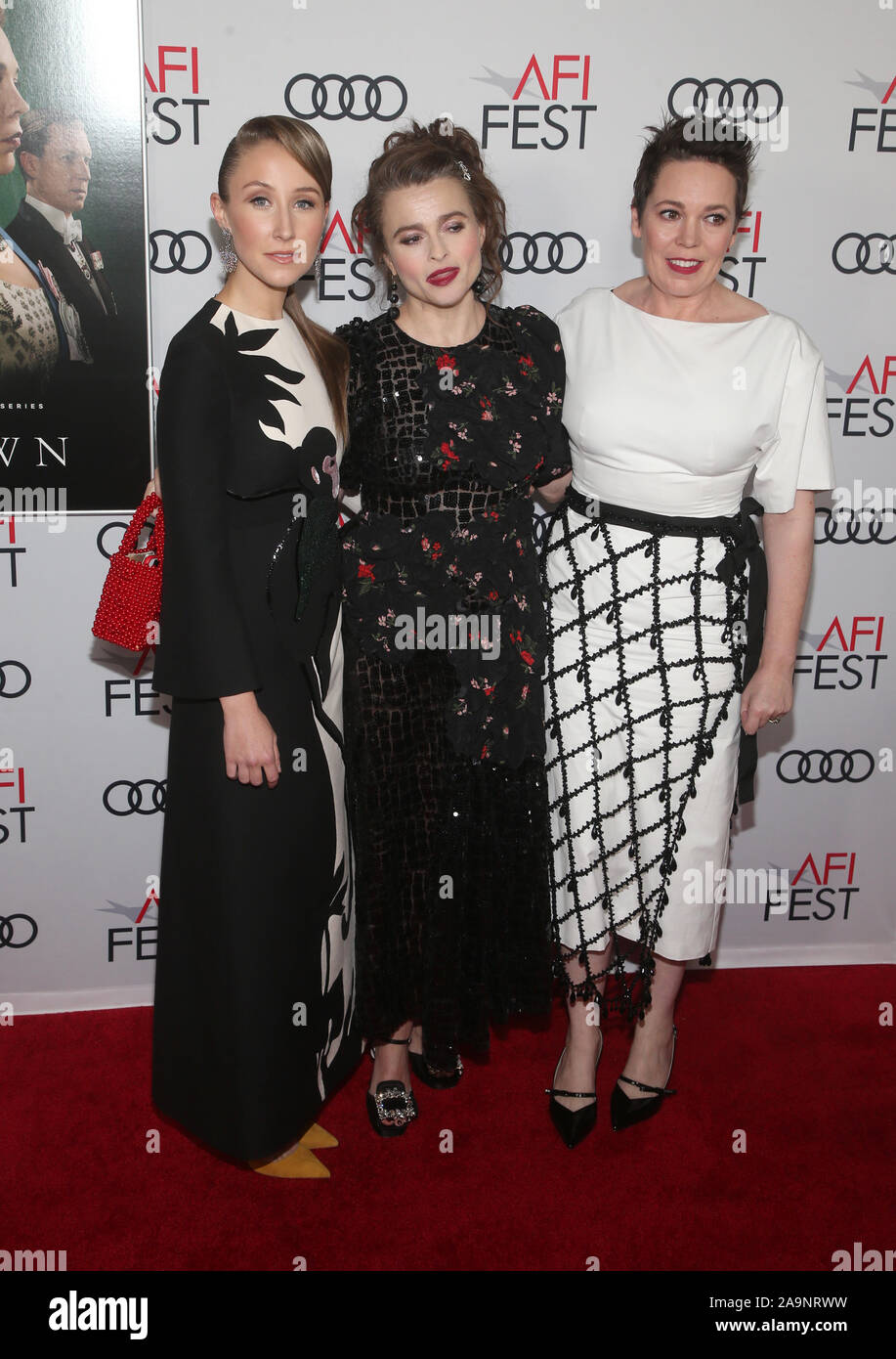 Hollywood, California, USA. 16th Nov, 2019. Erin Doherty, Helena Bonham ...