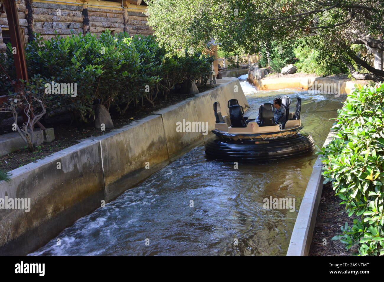 A water rapids ride at Knots Berry farm in Los Angeles Stock Photo - Alamy