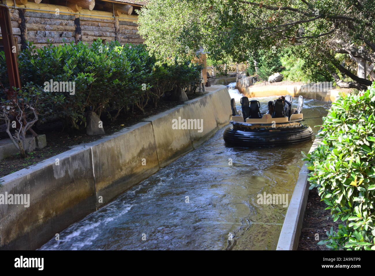 A water rapids ride at Knots Berry farm in Los Angeles Stock Photo - Alamy