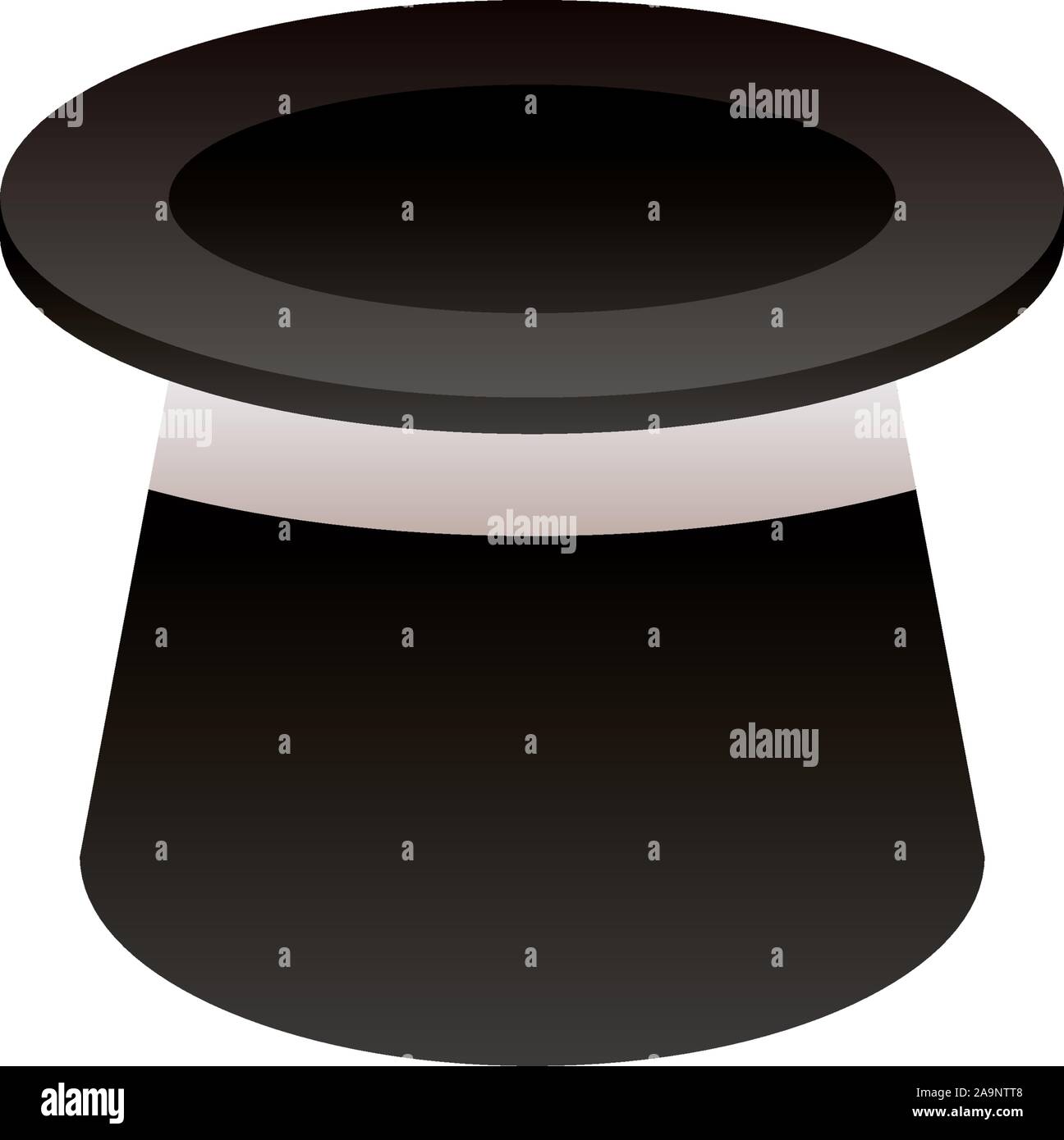 top hat fantasy gradient style vector illustration Stock Vector Image ...