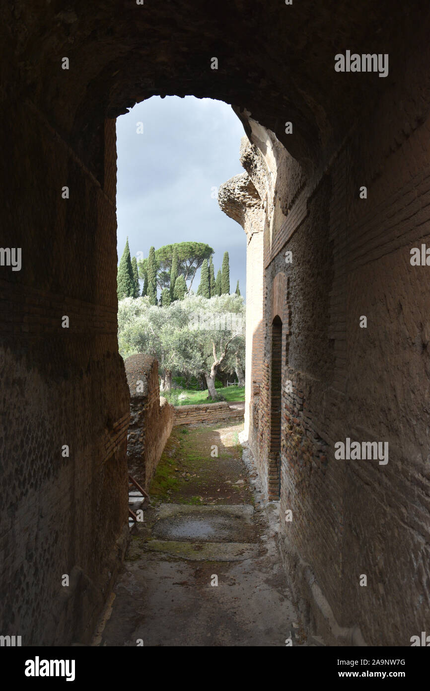 The villa was constructed at Tibur (modern-day Tivoli) as a retreat ...