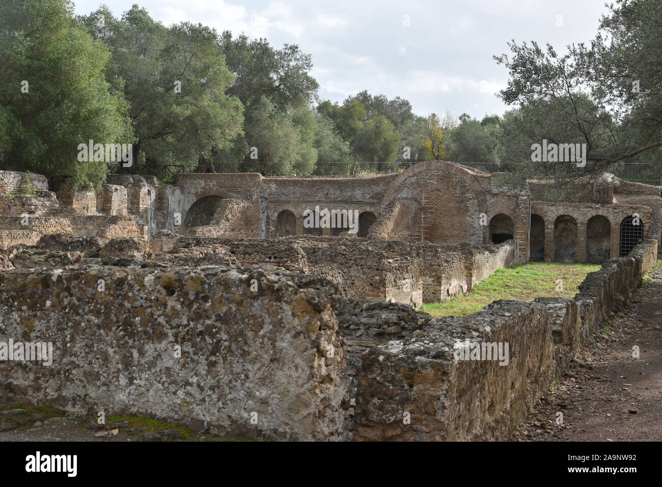 The villa was constructed at Tibur (modern-day Tivoli) as a retreat ...