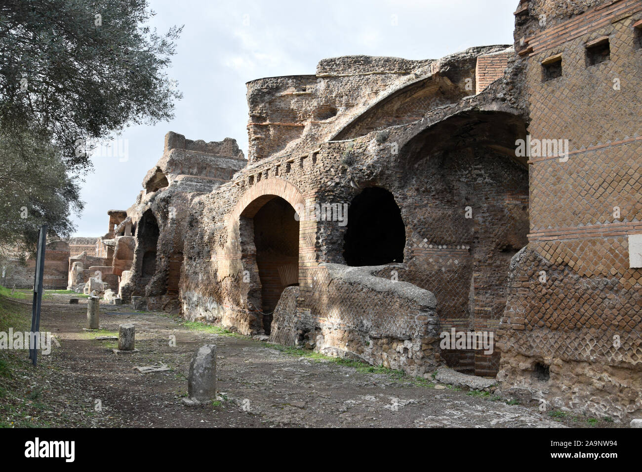 The villa was constructed at Tibur (modern-day Tivoli) as a retreat ...