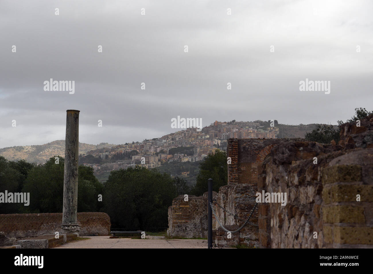 The villa was constructed at Tibur (modern-day Tivoli) as a retreat ...