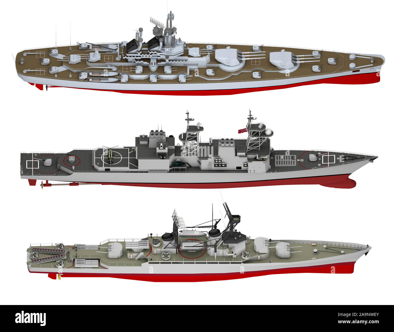 Warships Cut Out Stock Images & Pictures - Alamy