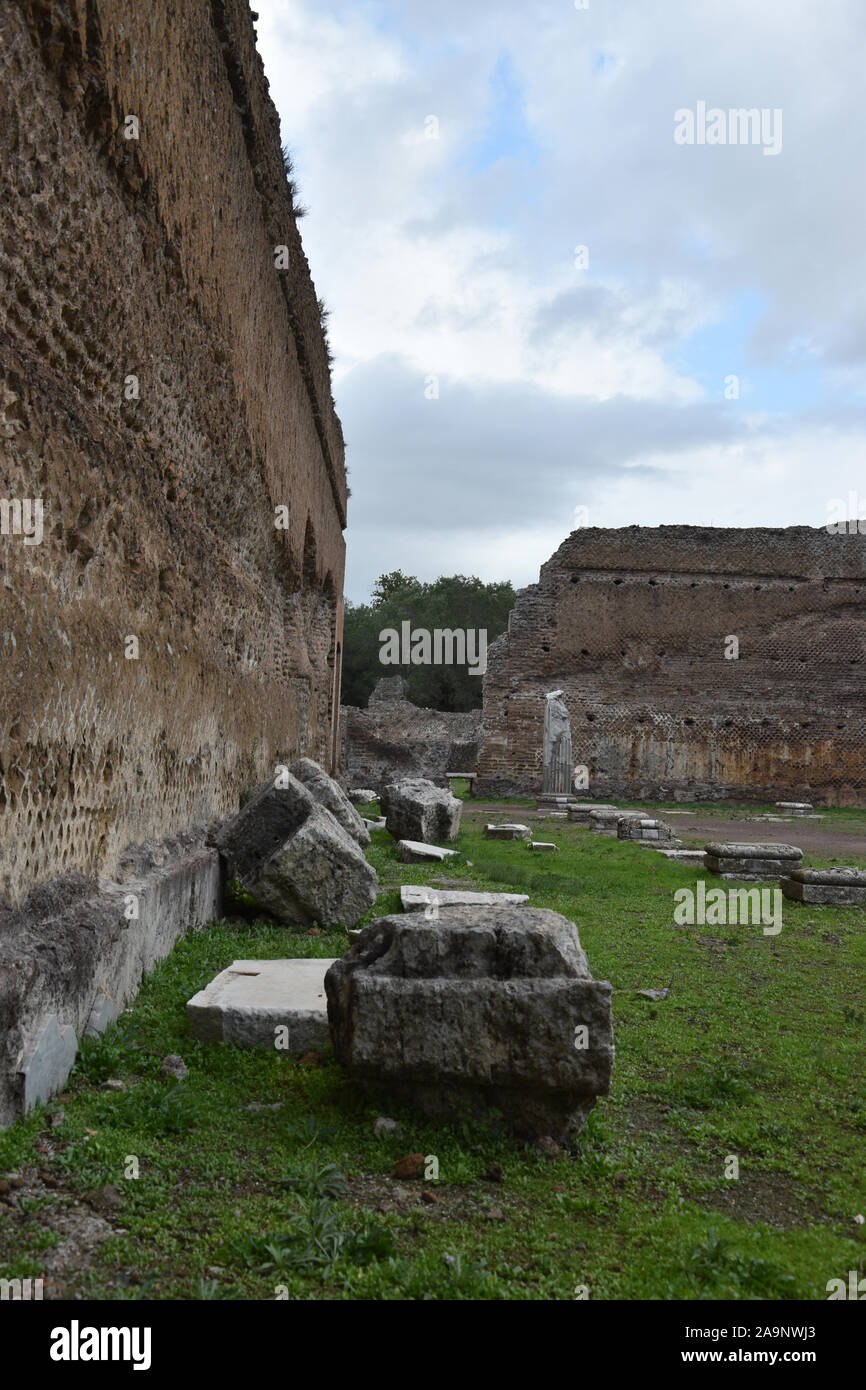 The villa was constructed at Tibur (modern-day Tivoli) as a retreat ...