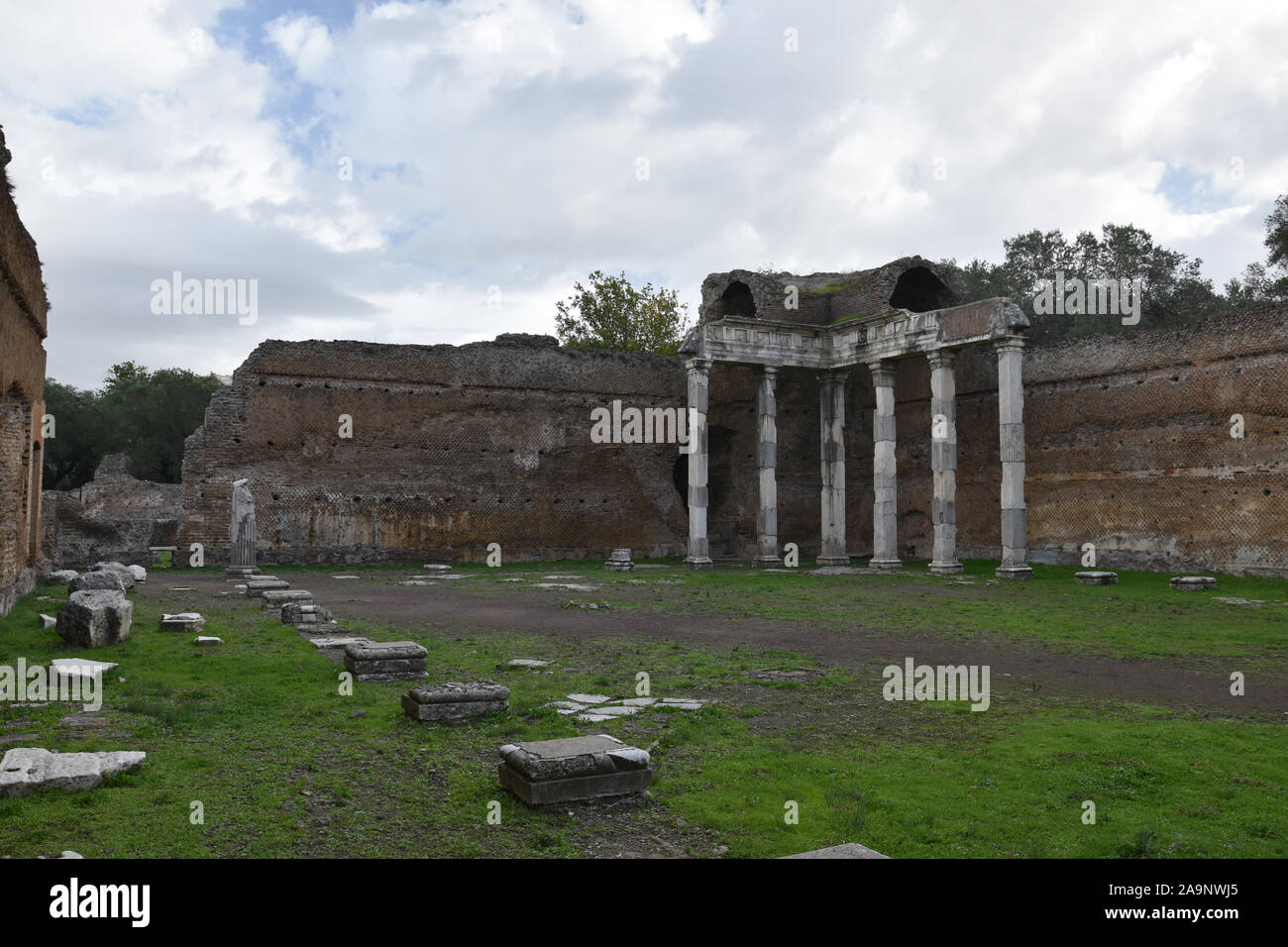 The villa was constructed at Tibur (modern-day Tivoli) as a retreat ...
