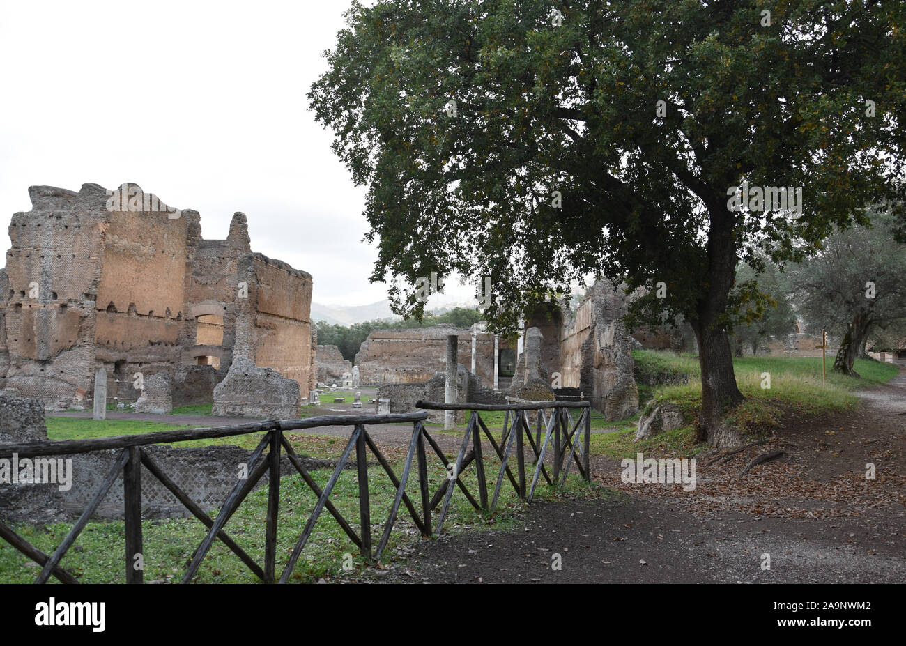 The villa was constructed at Tibur (modern-day Tivoli) as a retreat ...