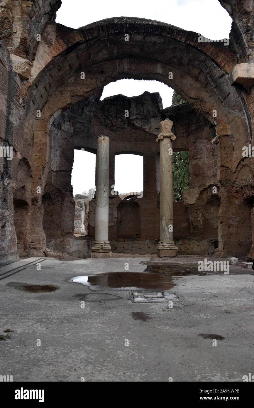 The villa was constructed at Tibur (modern-day Tivoli) as a retreat ...