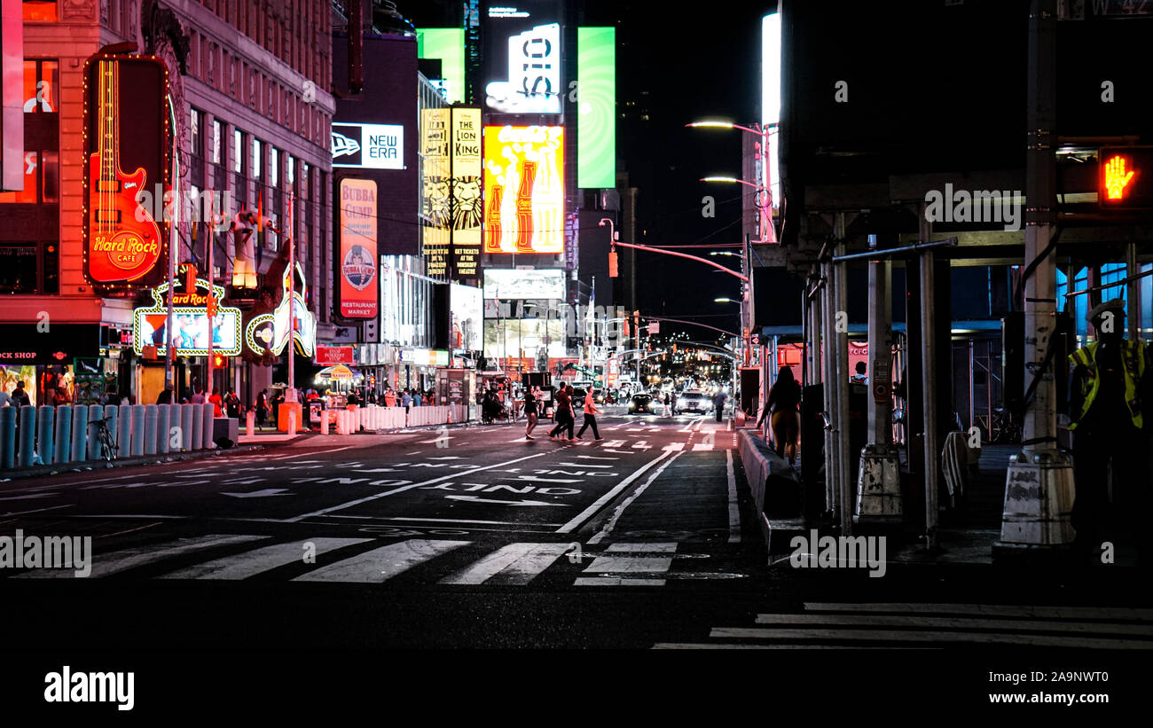 TImes Square Night TIme Stock Photo - Alamy