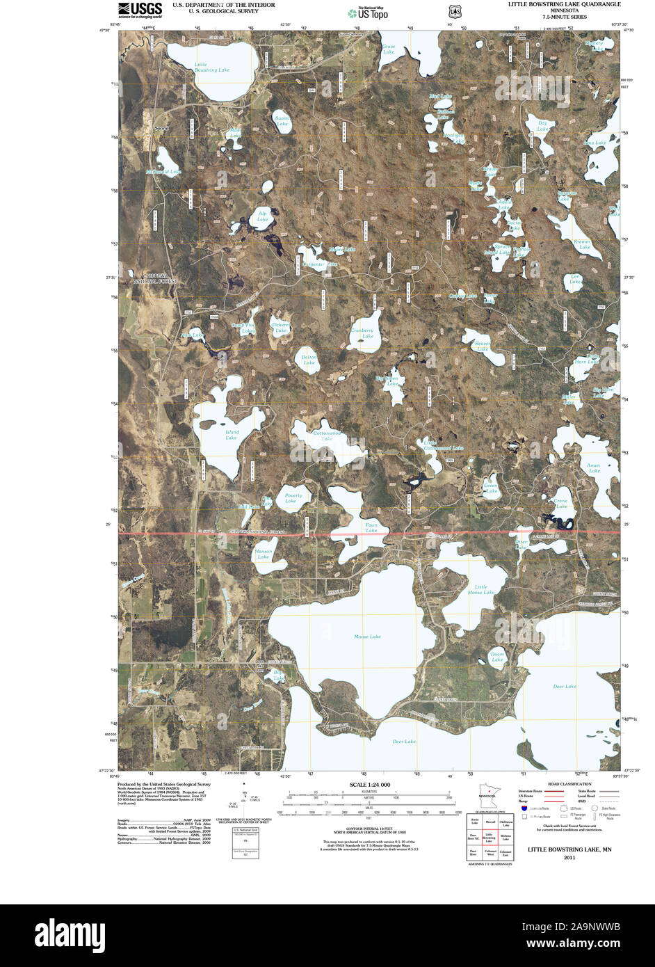 Little bowstring lake hi-res stock photography and images - Alamy