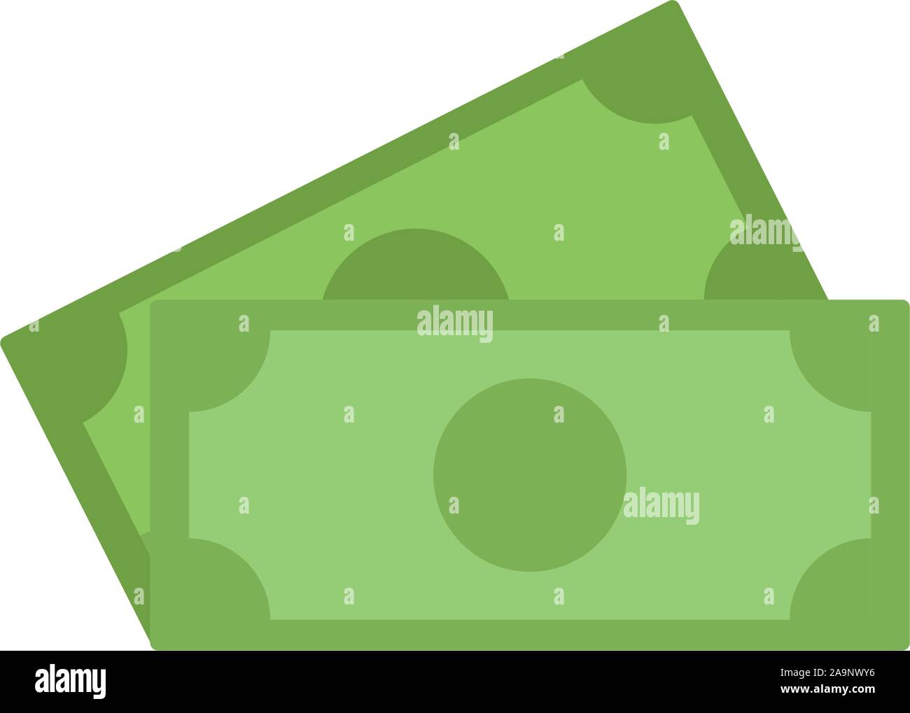 banknotes cash money flat image vector illustration Stock Vector Image ...