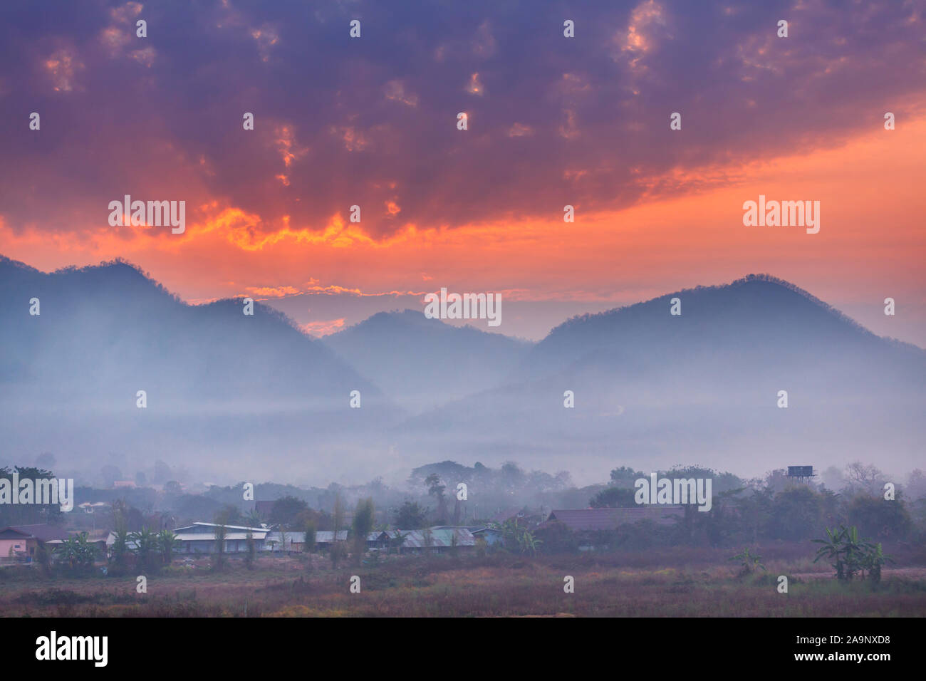 Rural landscapes in Northern Thailand Stock Photo - Alamy