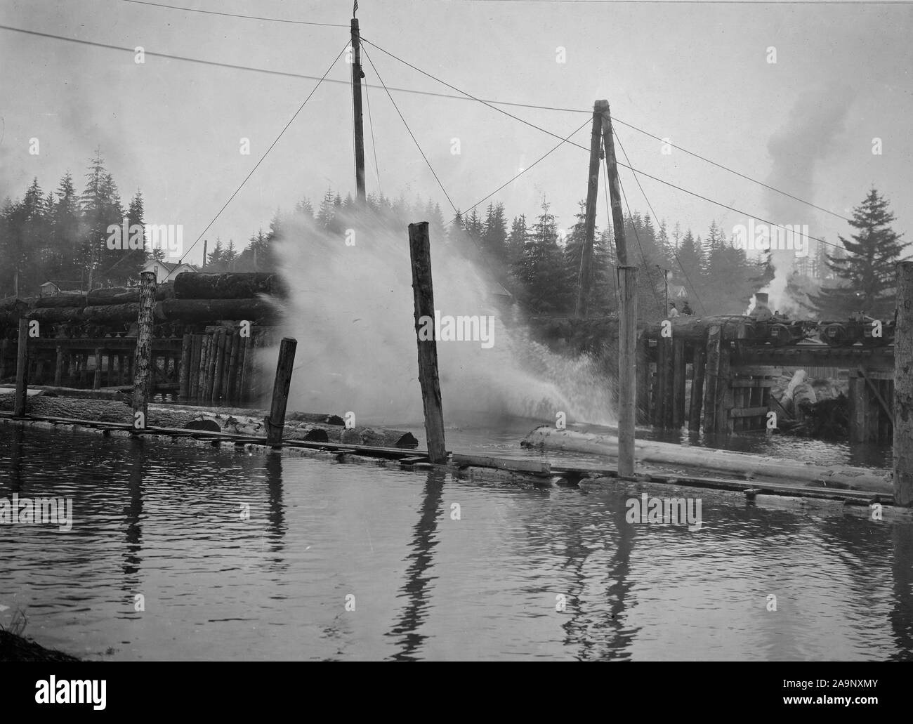 Early 1900s lumber industry hi-res stock photography and images - Alamy