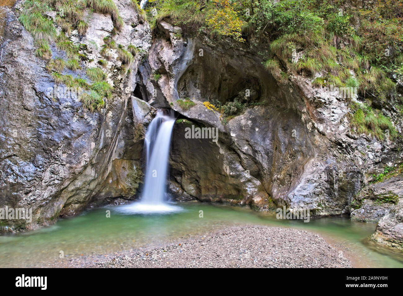 Porlezza Cascata di Begna near Lake Lugano, Italy Stock Photo - Alamy