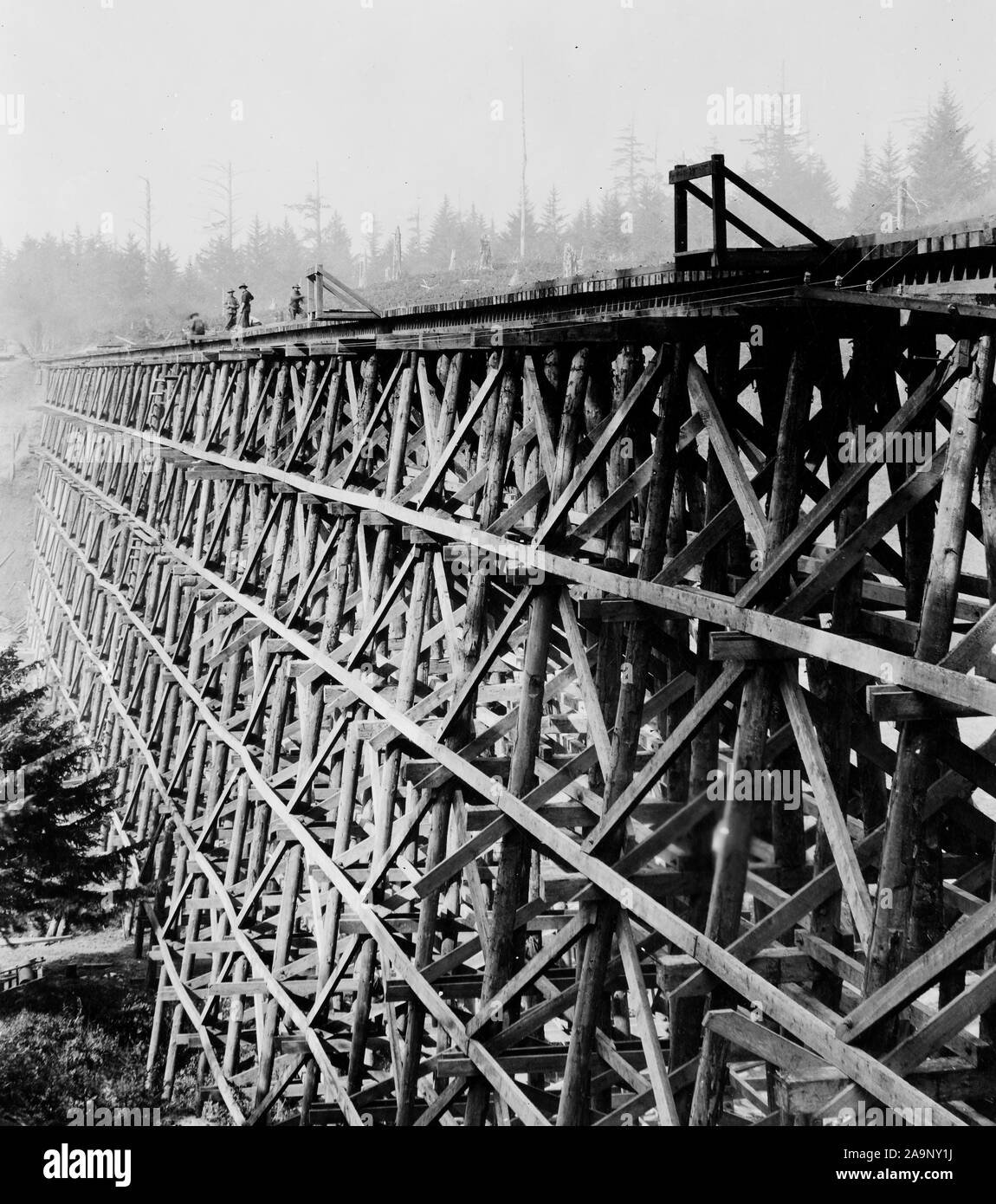 Railroad bridge 1920 hi-res stock photography and images - Alamy