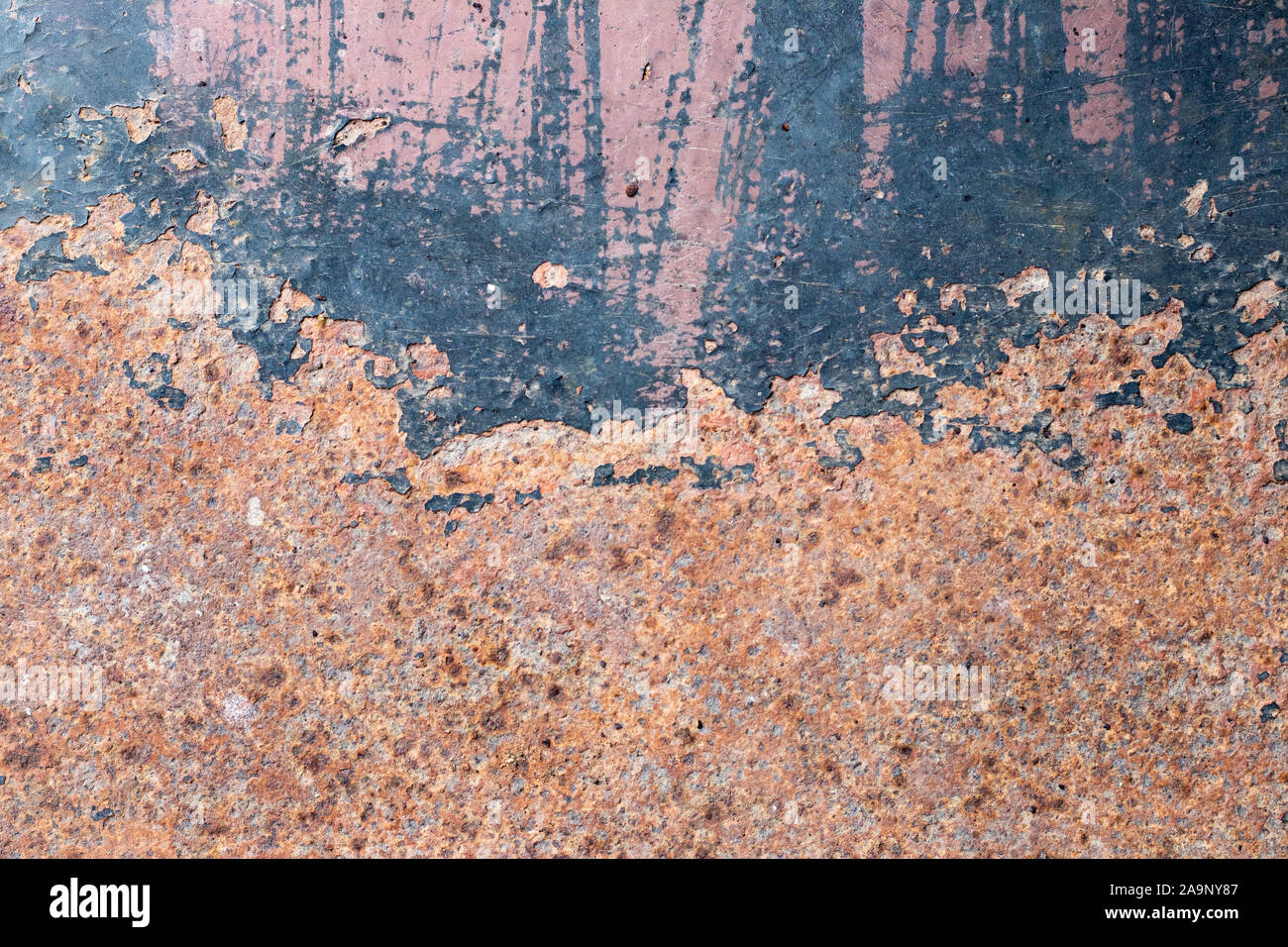Grunge red brown rust on black metallic sheet textured background Stock ...