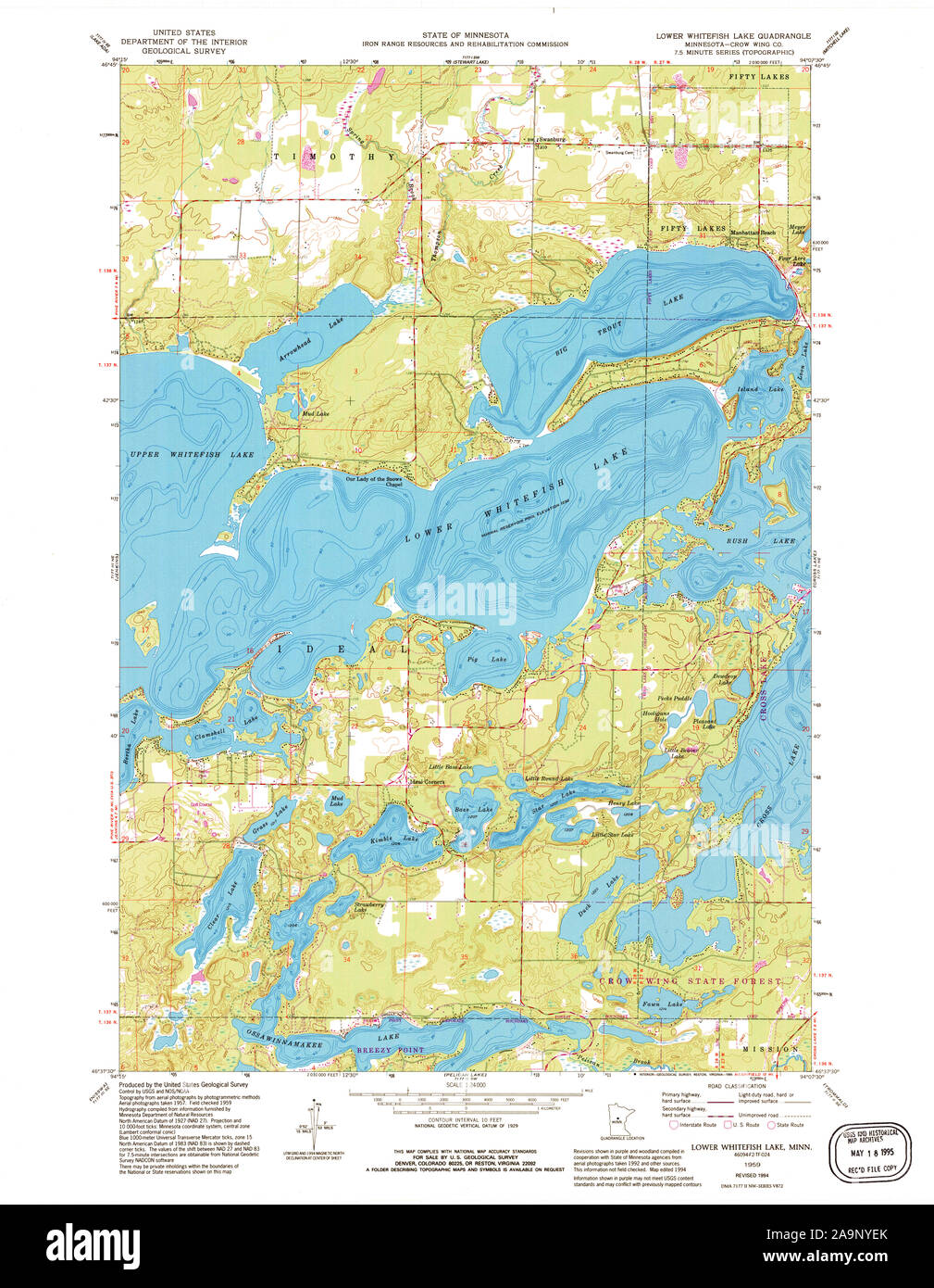 Map of whitefish Cut Out Stock Images & Pictures - Alamy