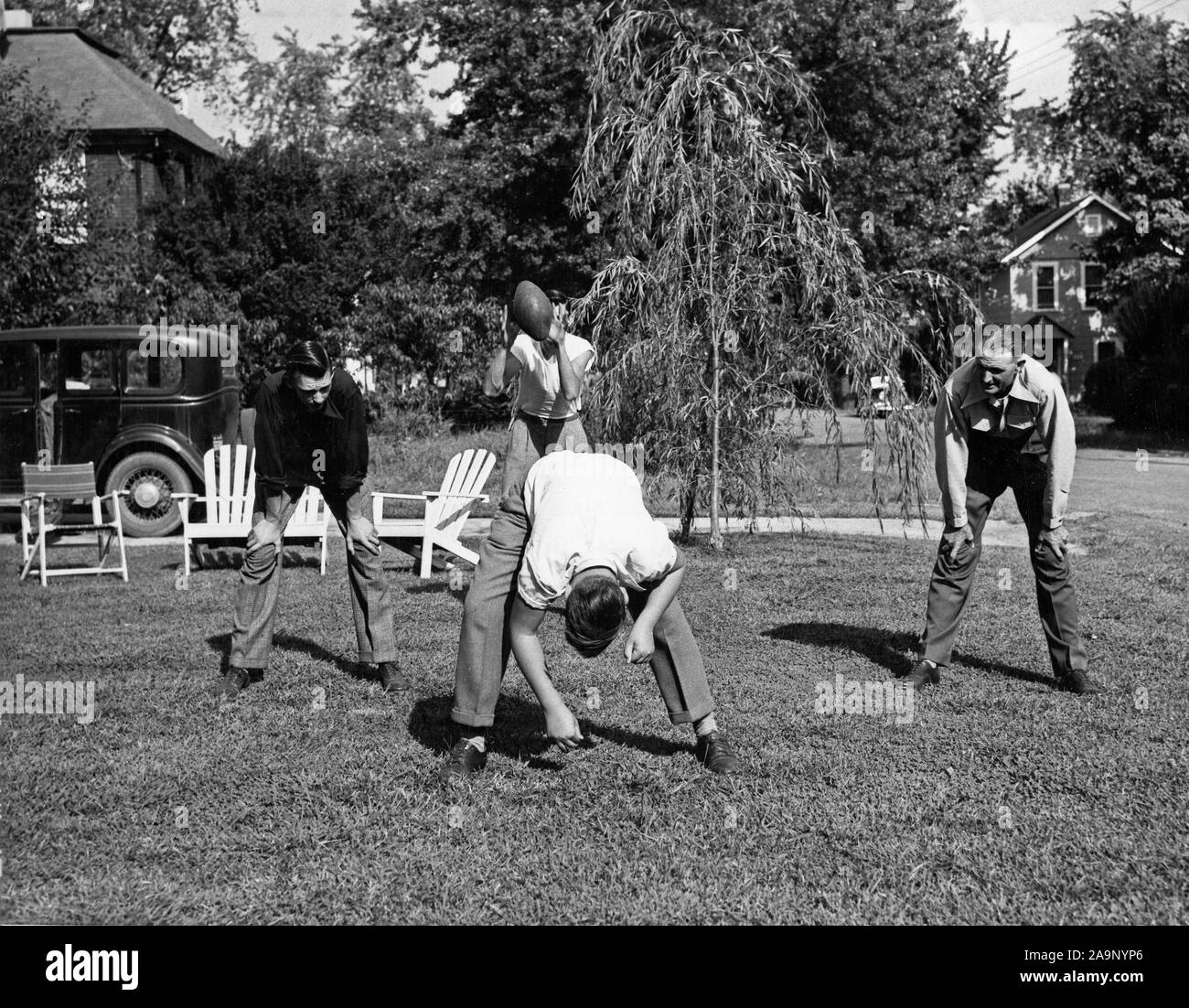 1948 three children playing in hi-res stock photography and images - Alamy