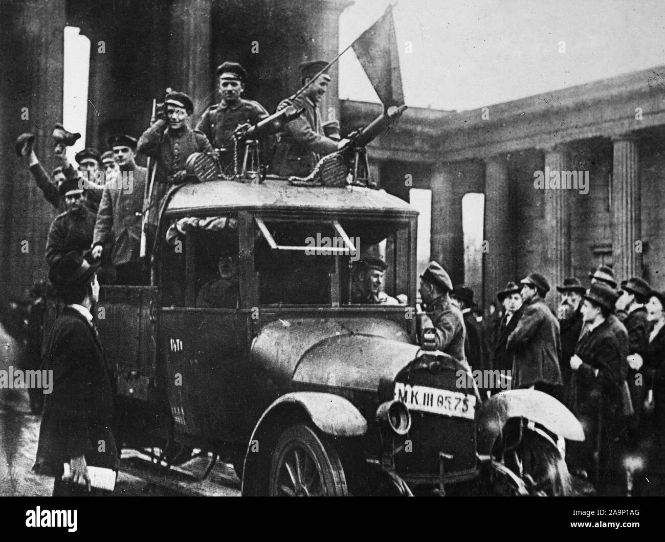 German Revolution - The German Revolution. A motor belonging to the ...