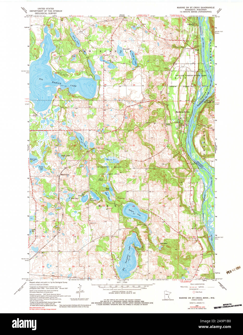 Map of st croix hi-res stock photography and images - Alamy